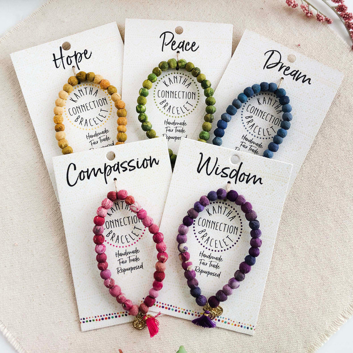 Kantha Connection Bracelets • WorldFinds