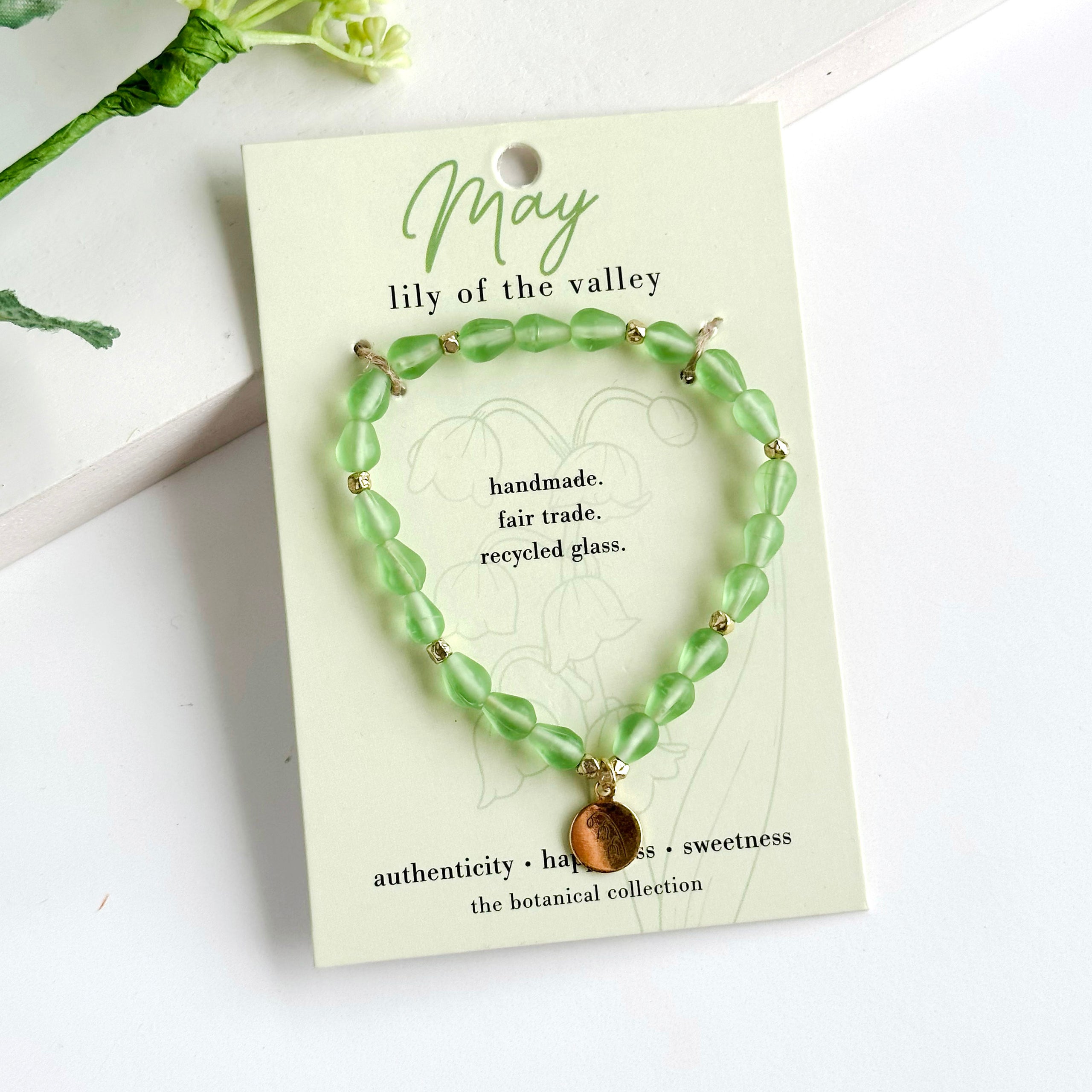 May - Birth Flower Bracelet | WorldFinds