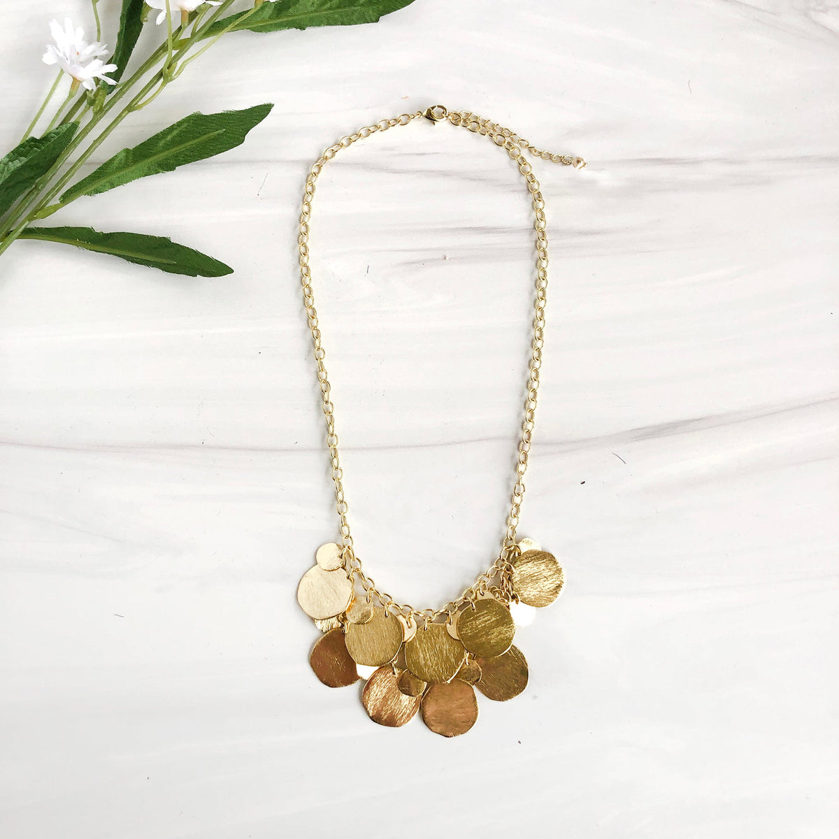 Cascading Disc Necklace | WorldFinds