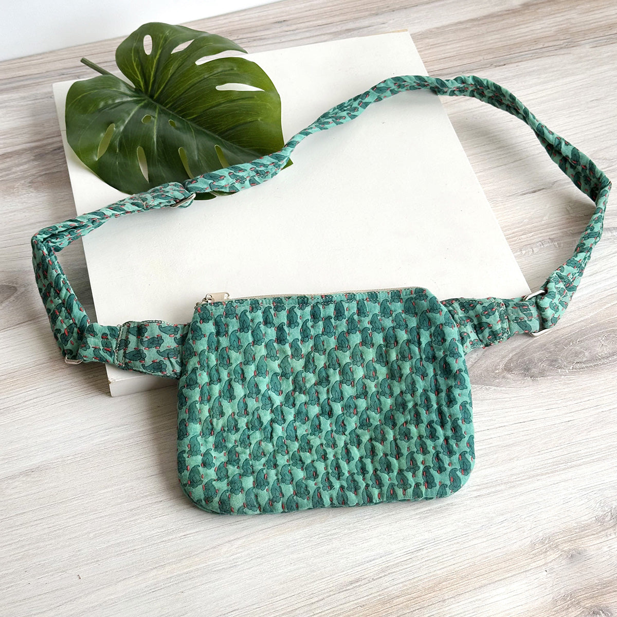 Kantha Square Sling Bag | WorldFinds