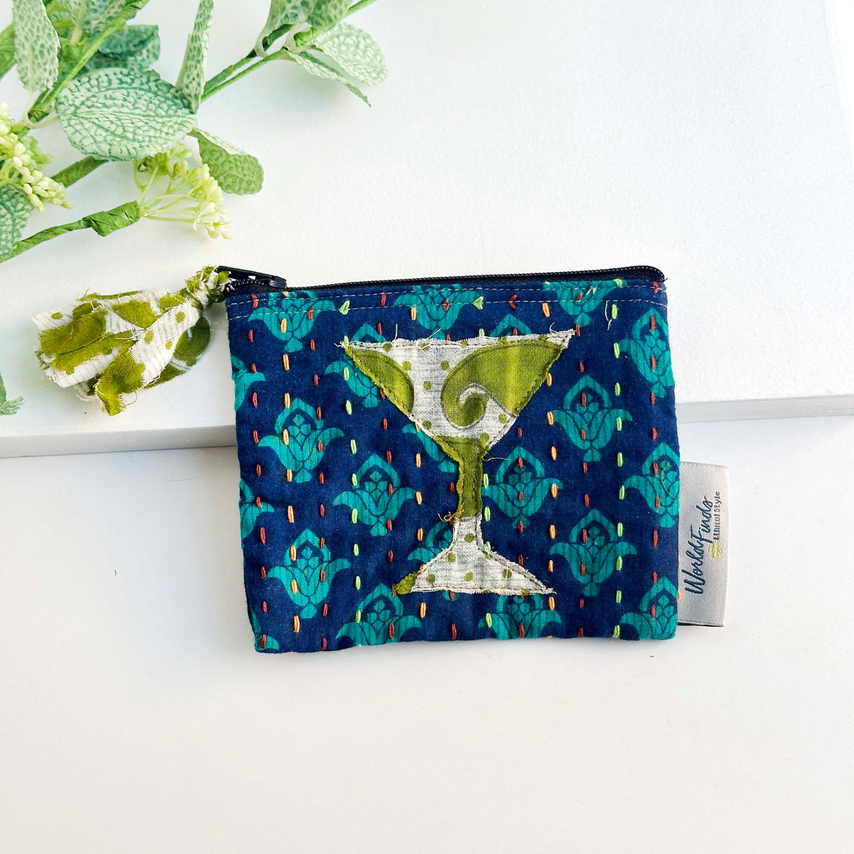 Kantha Martini Coin Purse – WorldFinds